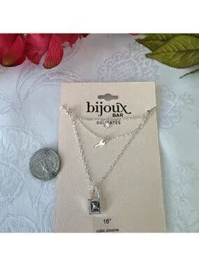 Bijoux Bar Delicates | Jewelry | Bijoux Delicates Silvertone 3 Chain ...